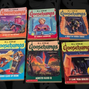 GOOSEBUMPS ORIGINAL SERIES Vintage Children's Horror Paperbacks R L ...