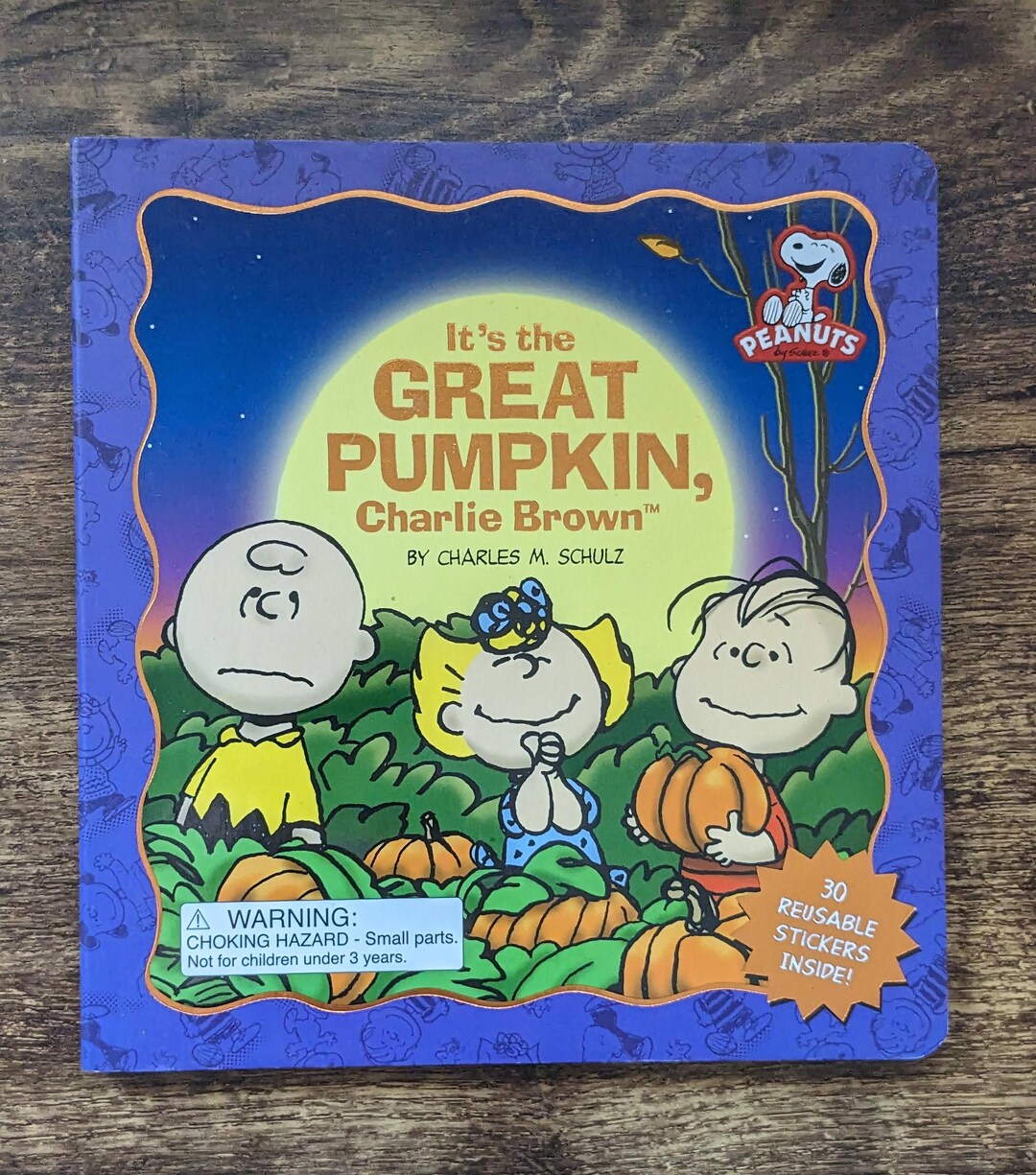 Its the Great PUMPKIN, CHARLIE BROWN Hardcover Classic Spooky Holiday ...