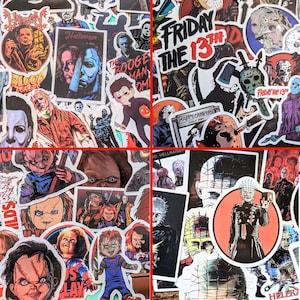 HORROR MOVIE, SATAN, Etc Sticker Packs - Vintage Style Decal Stickers ...