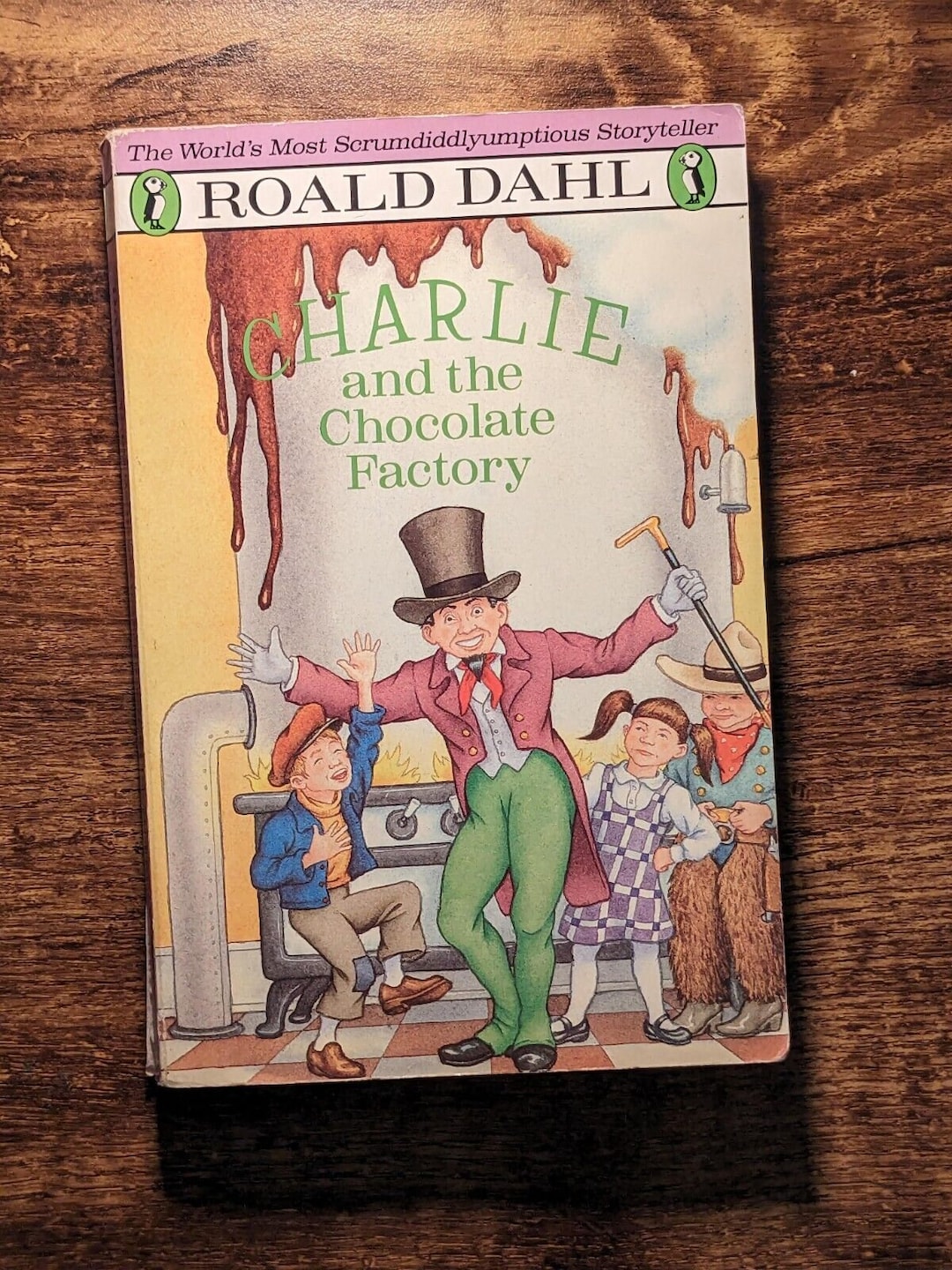 CHARLIE & the CHOCOLATE FACTORY - Vintage Roald Dahl Willy Wonka ...