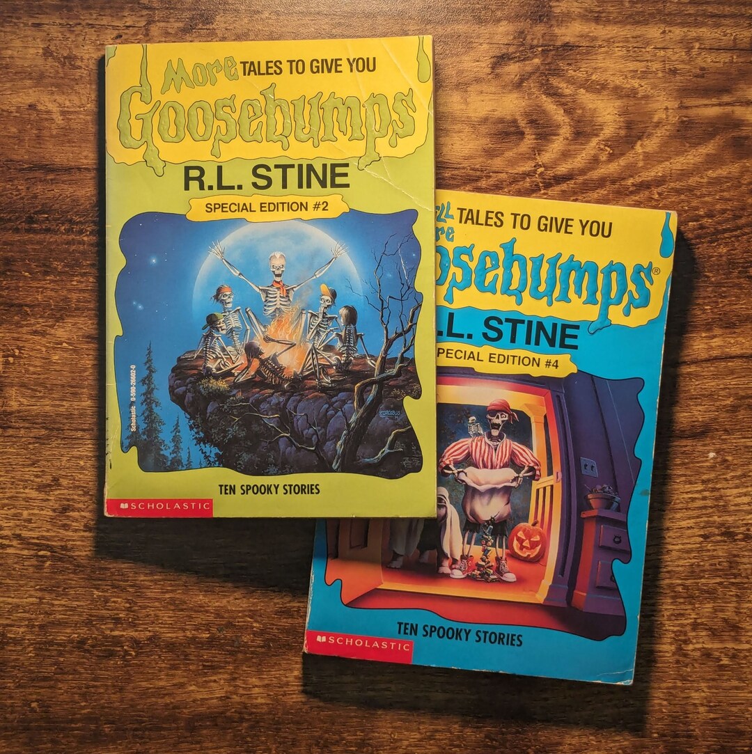 2pk TALES to GIVE You GOOSEBUMPS (more & Still More) Vintage Childrens ...
