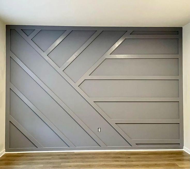 Customized Accent Wall Plans, Amazing Wall Design, Trim Wall Design ...