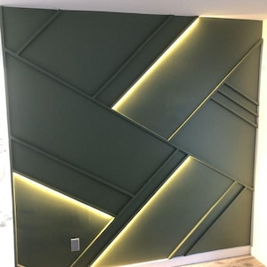 Asymmetrical Wall Molding Project Build-to-install Wall Molding for ...