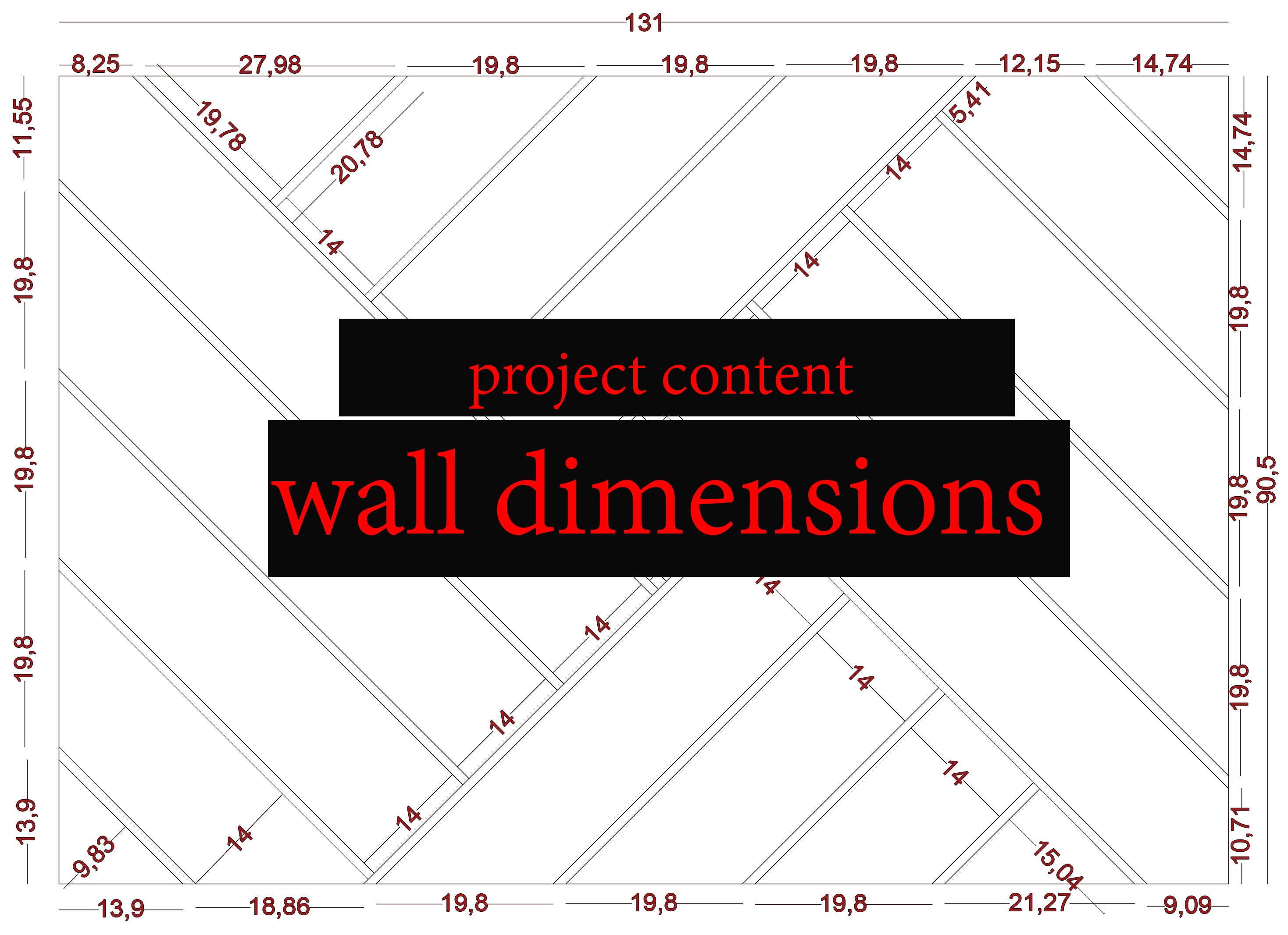 Custom Accent Wall Design Plans: Trim Wall Blueprints (digital Download ...
