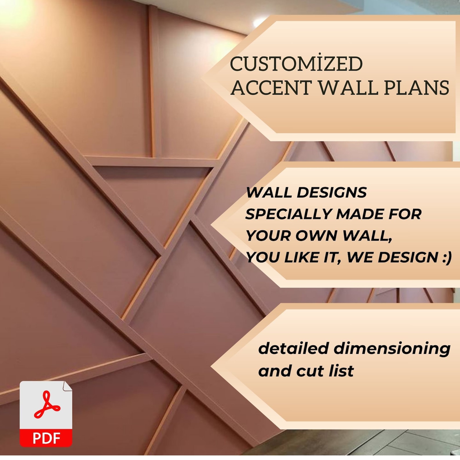 Asymmetrical Wall Molding Project Build-to-install Wall Molding for ... Asymmetrical Wall Molding Project Build-to-install Wall Molding for ...