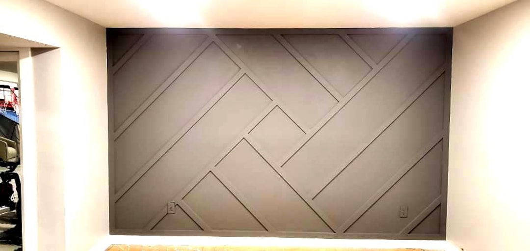 Asymmetrical Wall Molding Design Project (digital Service) - Etsy