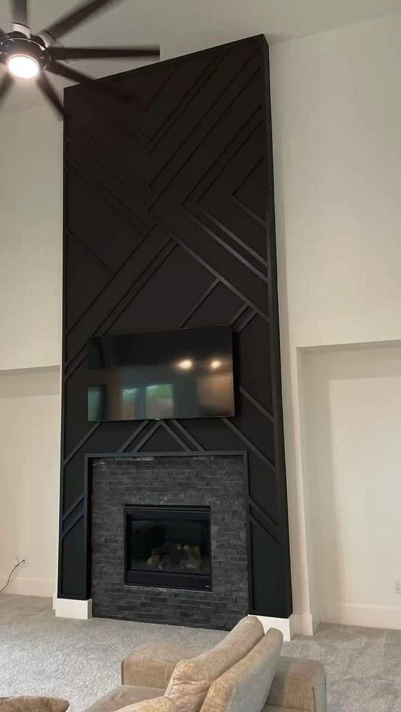 Asymmetrical Wall Molding Project: Build-to-install Wall Design ...