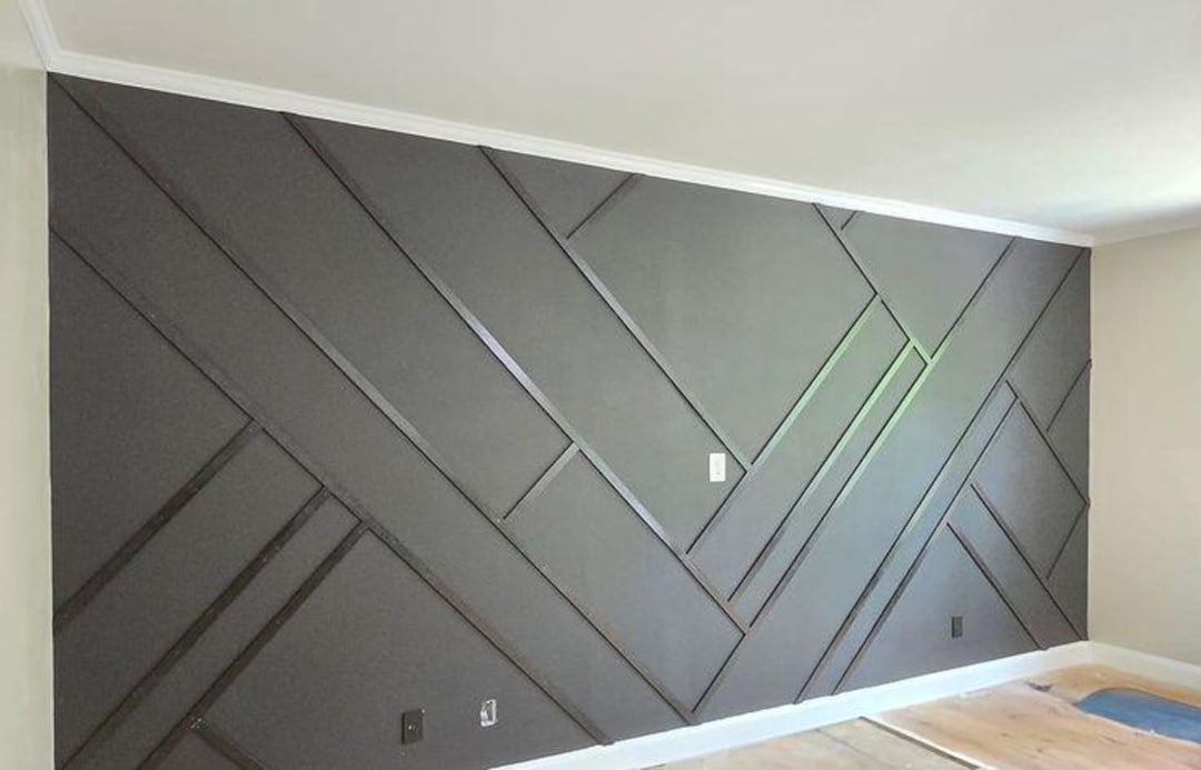 Customized Accent Wall Plans, Amazing Wall Design, Trim Wall Design ...