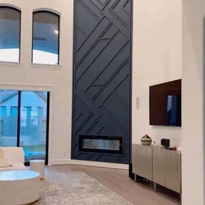 Asymmetrical Wall Molding Project: Build-to-install Wall Design ...