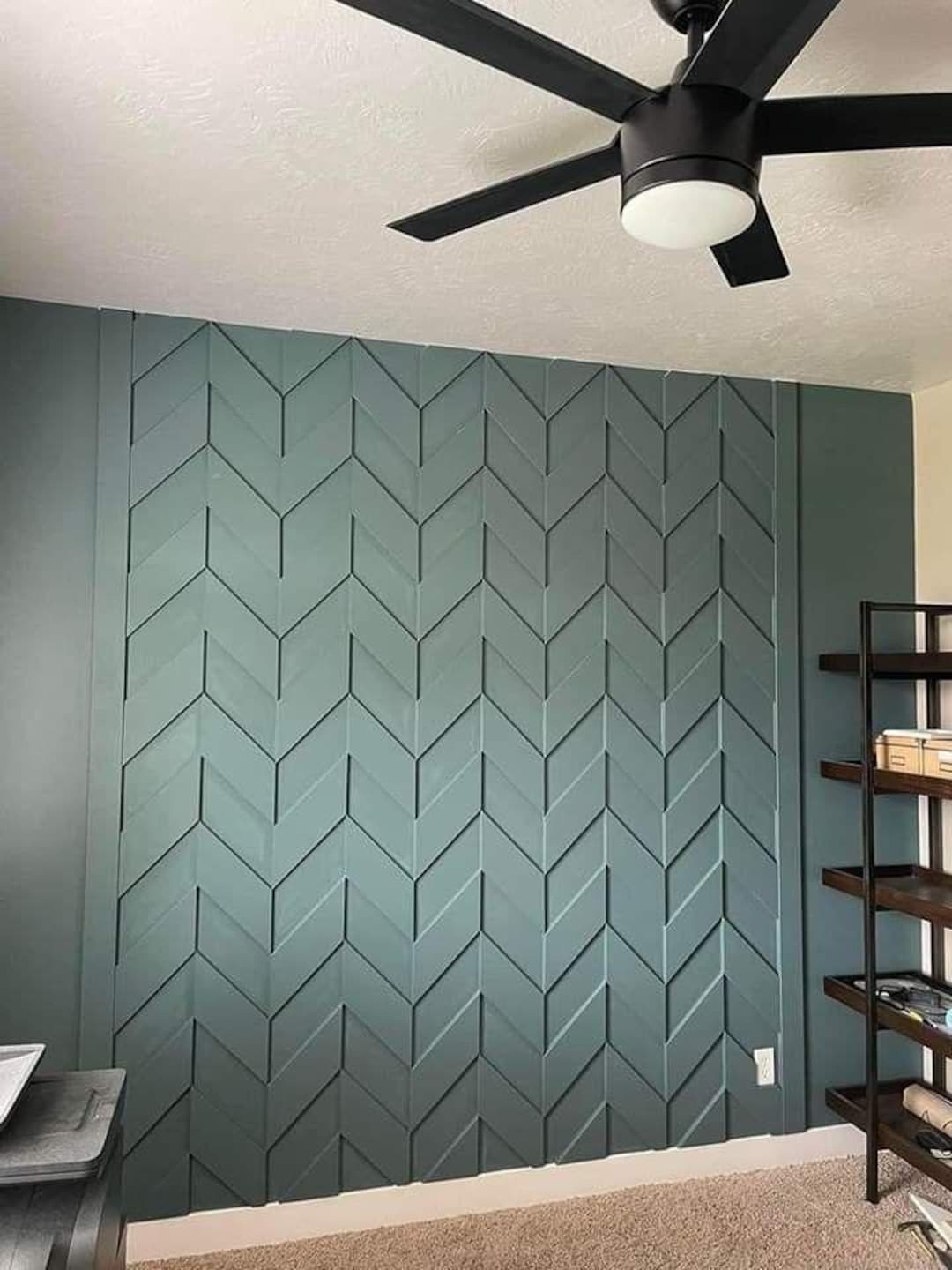 Custom Dimensional Accent Wall Design: Blueprints & Cutting List ...