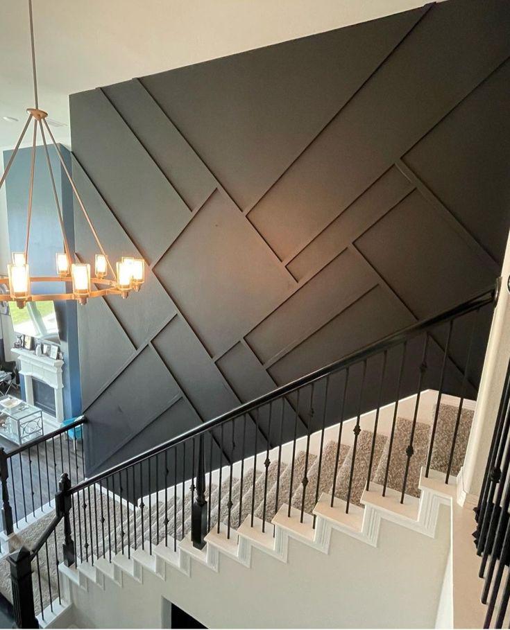 Dimensional Accent Wall-custom Amazing Wall Design, Trim Wall Design ...