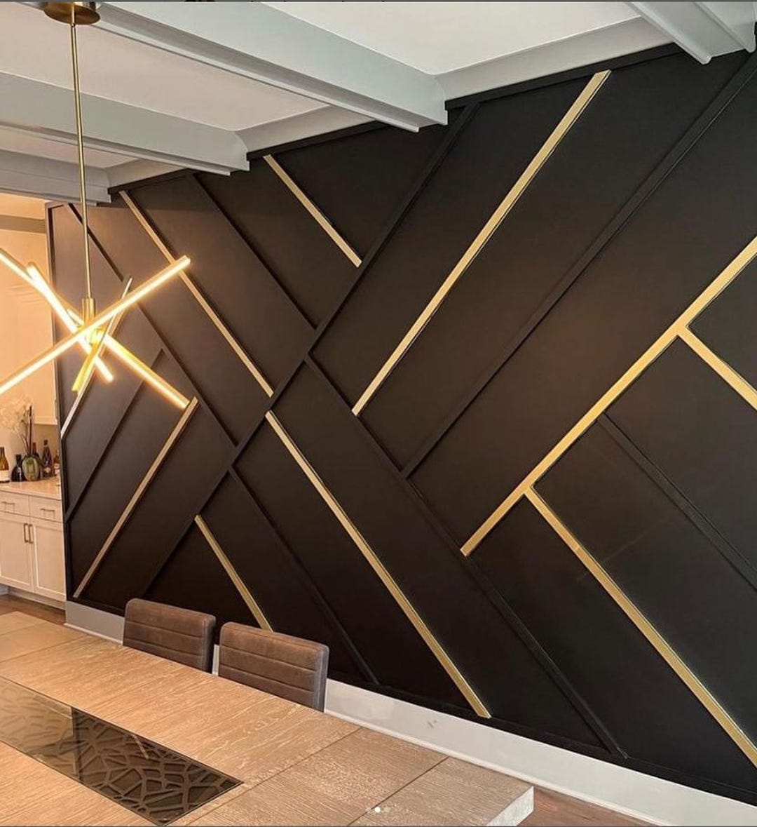 Customized Accent Wall Plans, Amazing Wall Design, Trim Wall Design ...