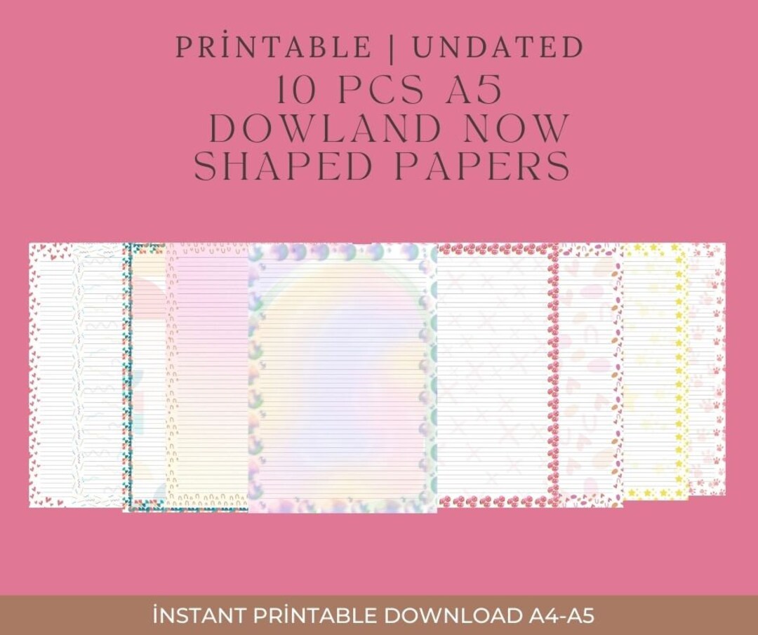Dot Grid Paper, Lined Paper, Graph Paper, Notebook Paper, Dotted Paper ...