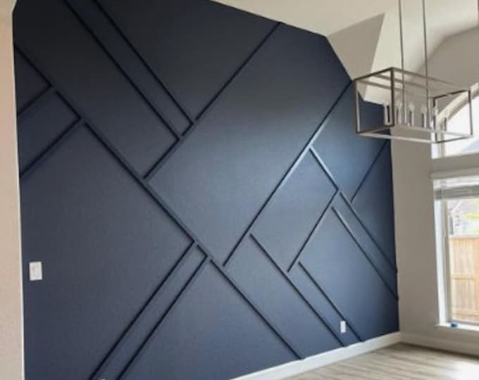 Customized Accent Wall Plans, Amazing Wall Design, Trim Wall Design ...