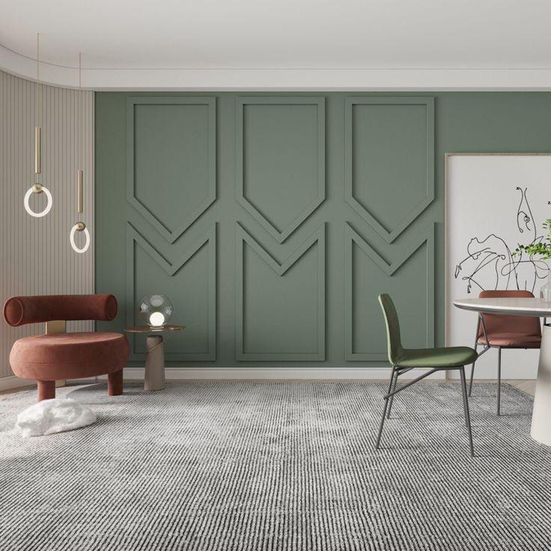 Asymmetrical Wall Molding Project: Build-to-install Design (digital ...