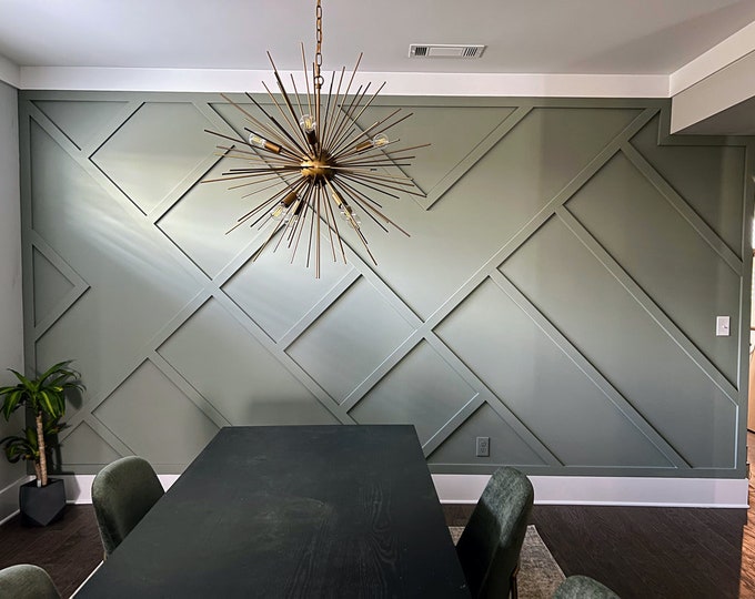 Custom Digital Accent Wall Plan: DIY 2D/3D Panel Design (PDF Guide ...