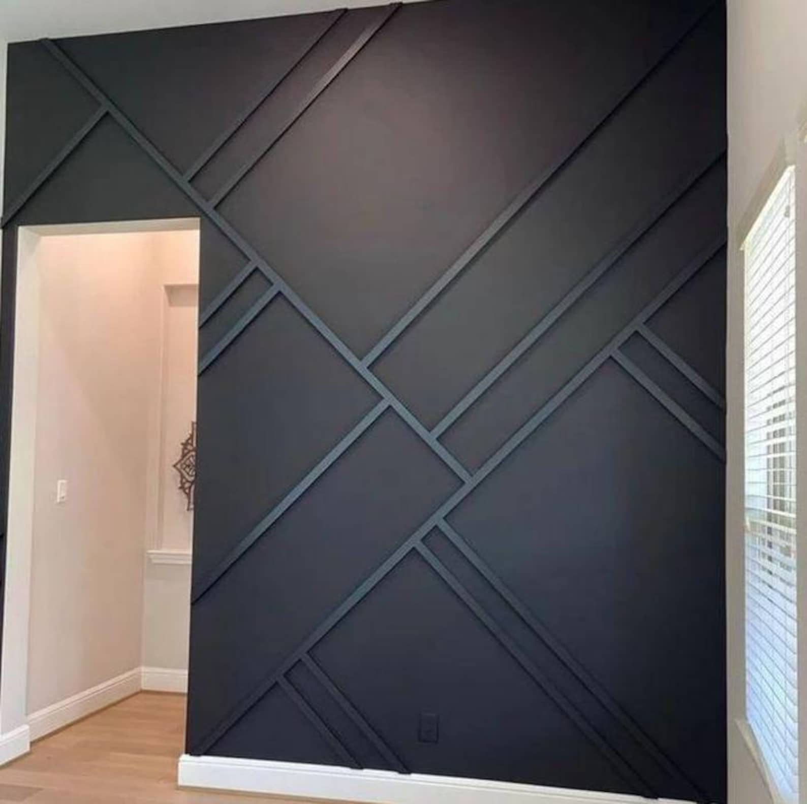 Custom Asymmetrical Wall Molding Design (digital Service) - Etsy