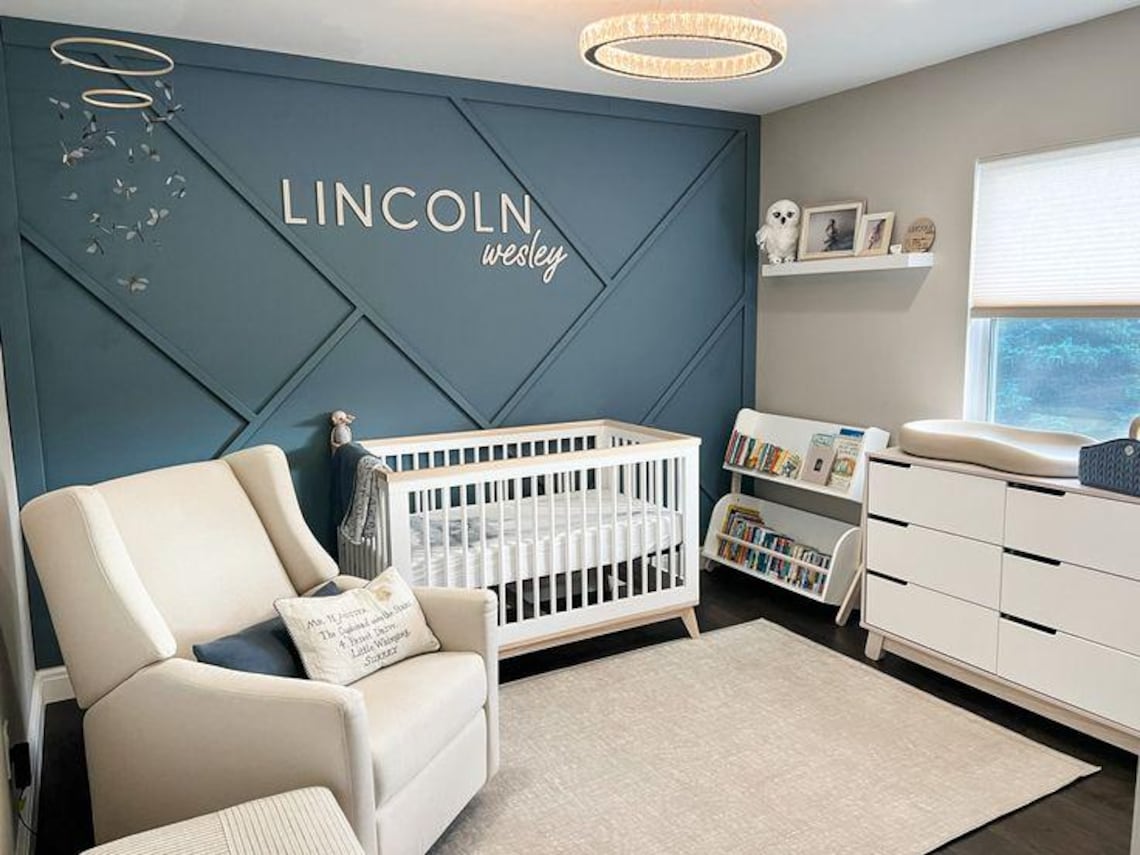 Dimensional Accent Wall-custom Amazing Wall Design, Trim Wall Design ...