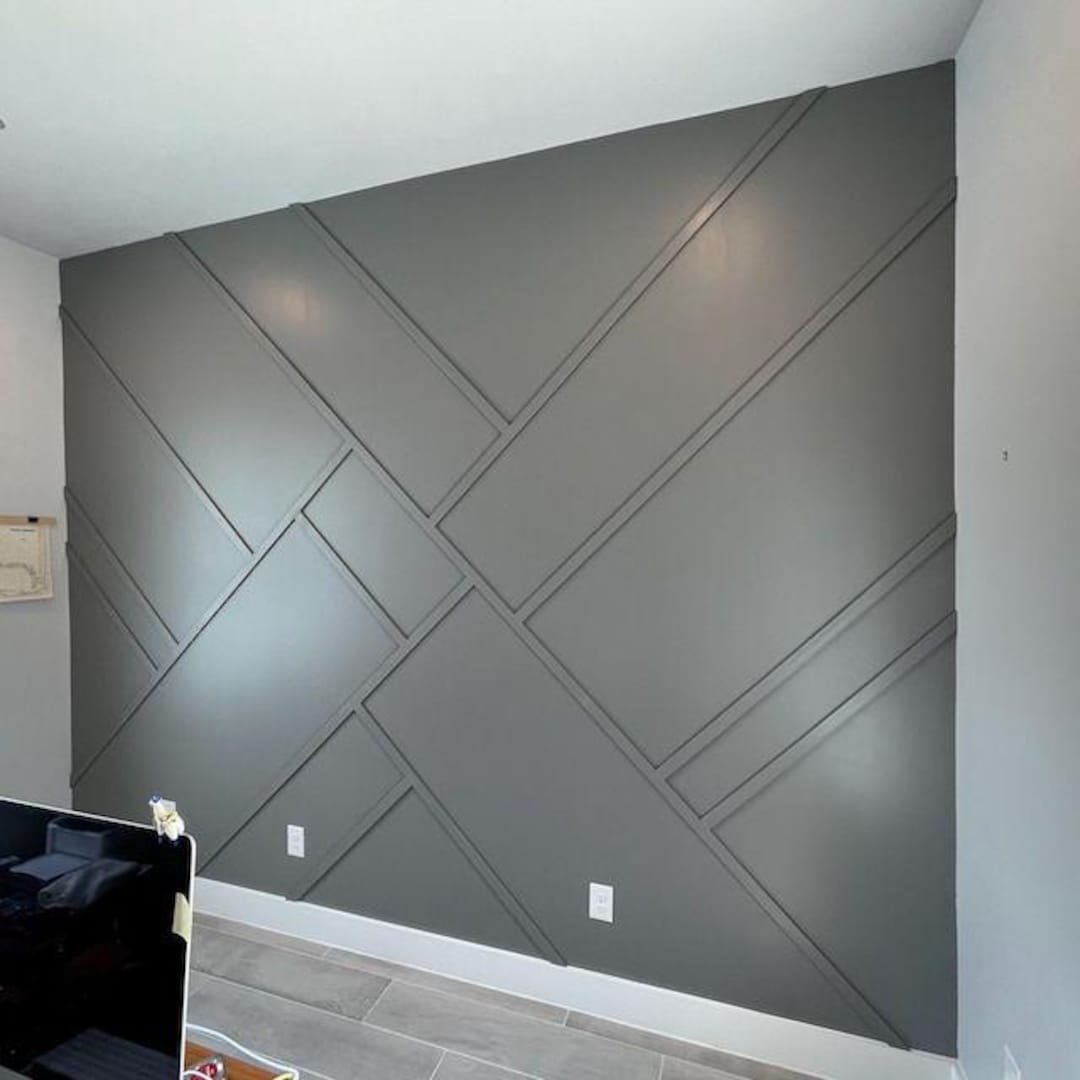 Customized Accent Wall Plans, Amazing Wall Design, Trim Wall Design ...