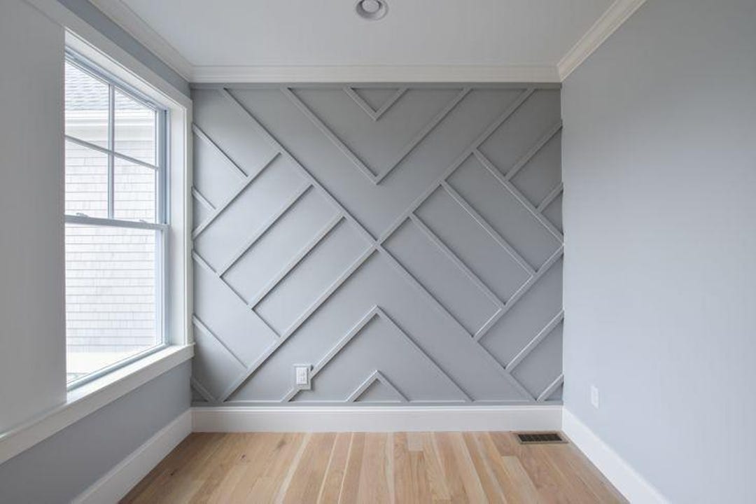 Customized Accent Wall Plans, Amazing Wall Design, Trim Wall Design ...