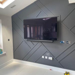 Custom Wall TV Unit Design: Digital 2D Model Digital Service - Etsy