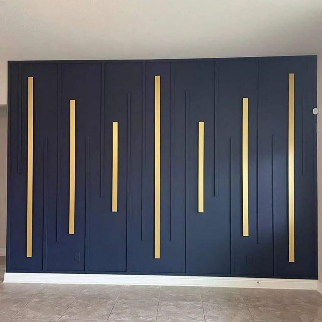 Customized Accent Wall Plans, Amazing Wall Design, Trim Wall Design ...