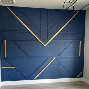 Custom Asymmetrical Wall Molding Design (digital Service) - Etsy