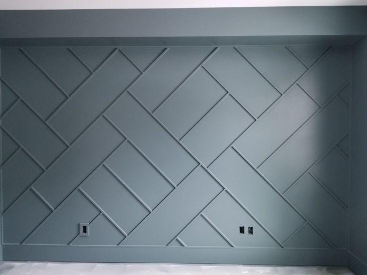 Customized Accent Wall Plans, Amazing Wall Design, Trim Wall Design ...