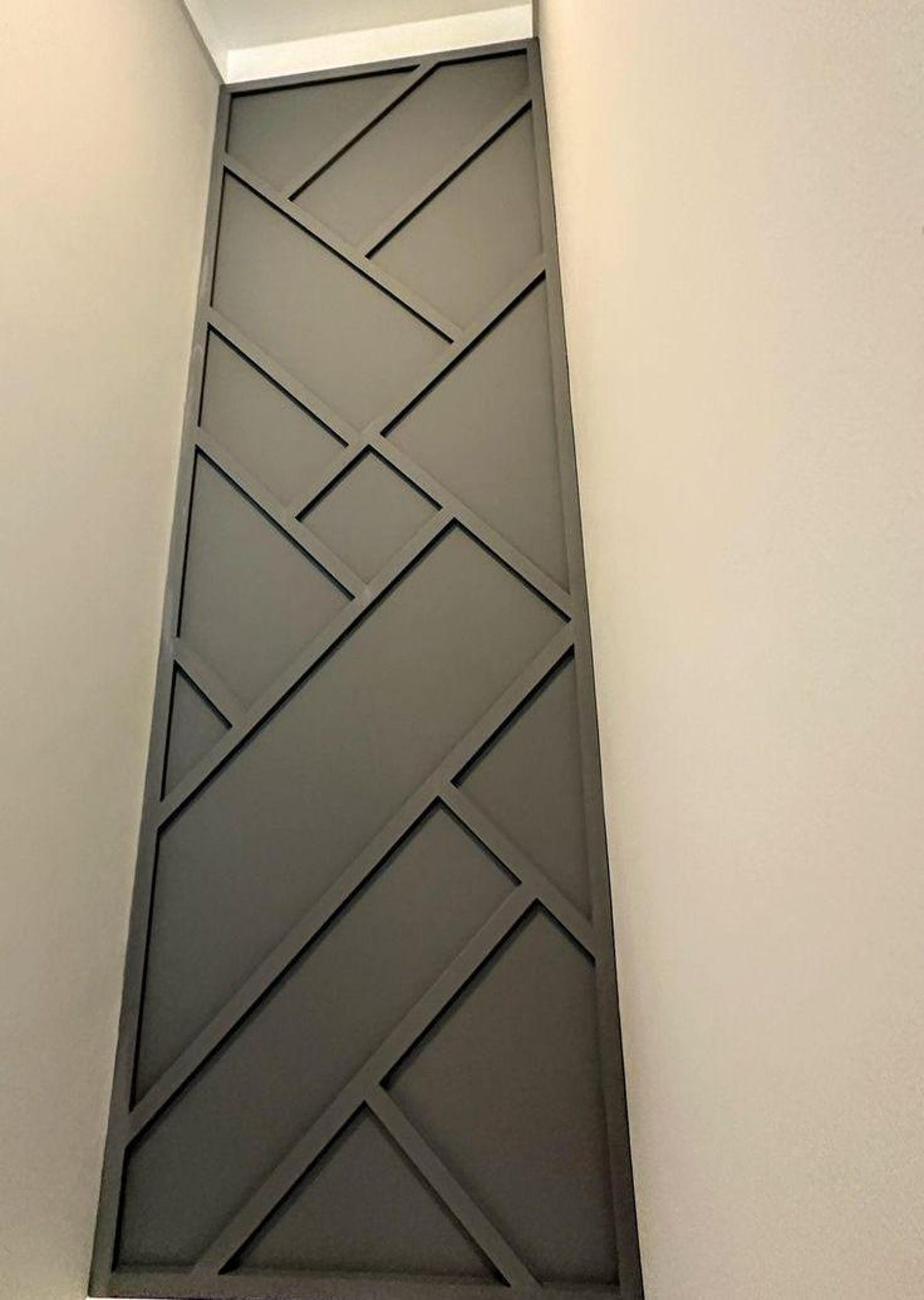 Dimensional Accent Wall-custom Amazing Wall Design, Trim Wall Design ...