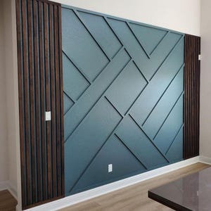 Asymmetrical Wall Molding Project: Build-to-install Design (digital ...