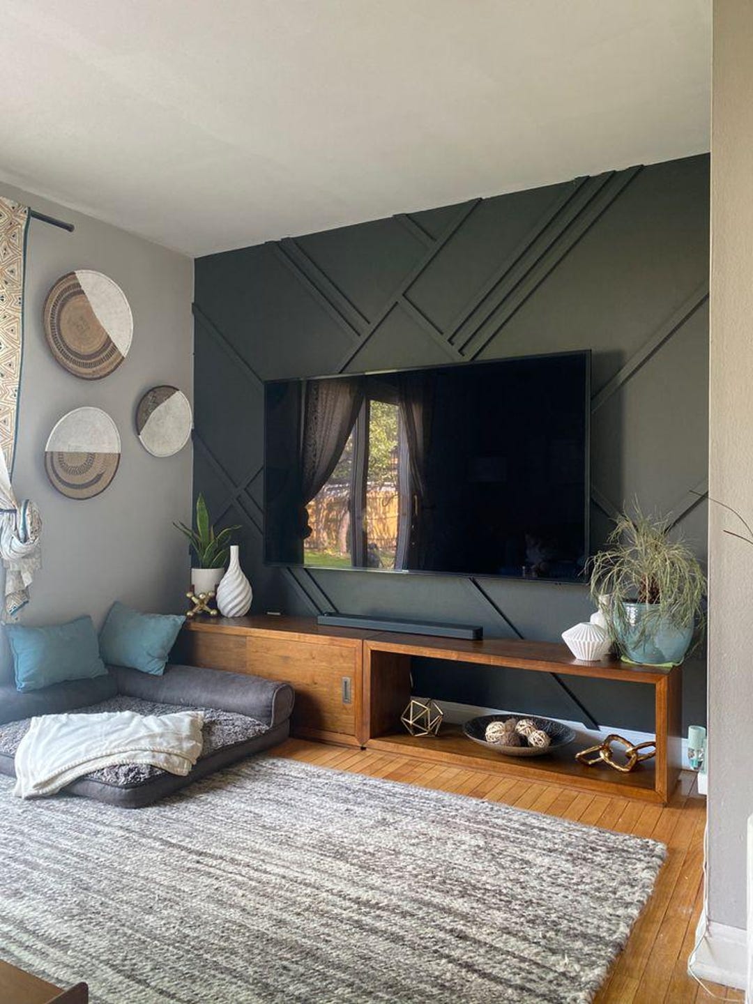 Custom Wall TV Unit Design: Digital 2D Model Digital Service - Etsy