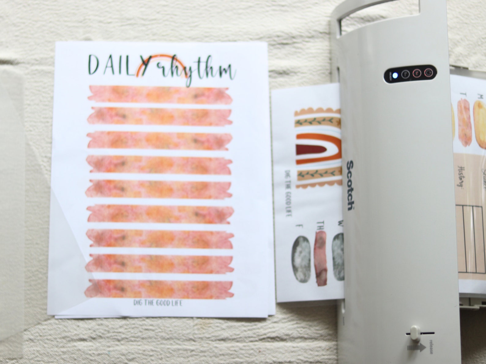 Homeschool Loop Schedule & Daily Rhythm Chart Printable PDF Pack - Etsy