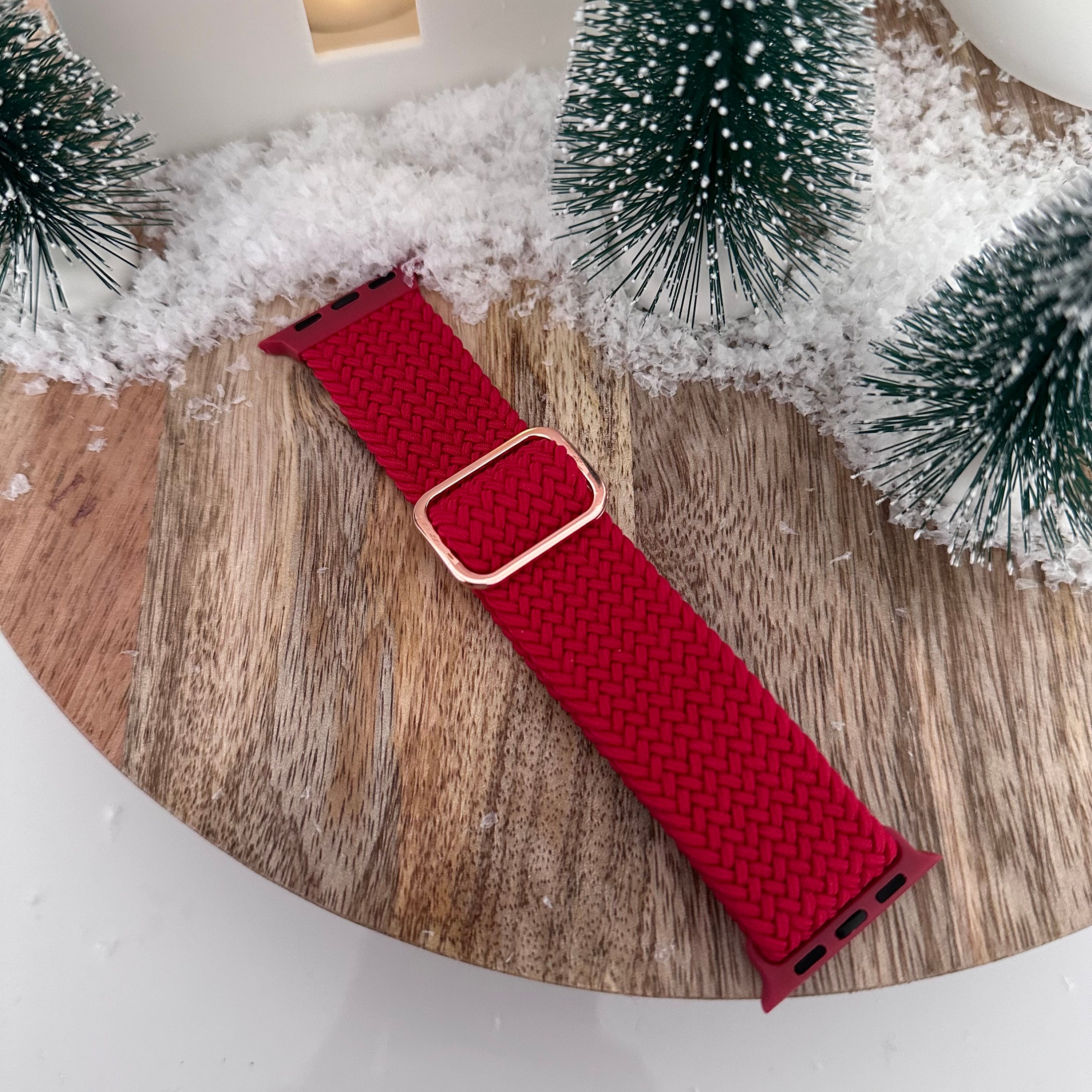 New Color Adjustable Braided Solo Loop Strap Band for Apple Watch ...