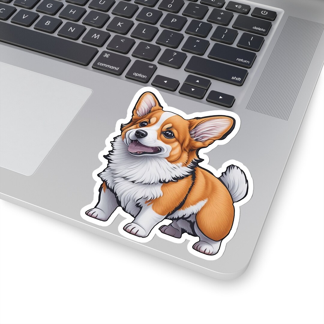 Corgi Puppy Sticker Cartoon - Etsy