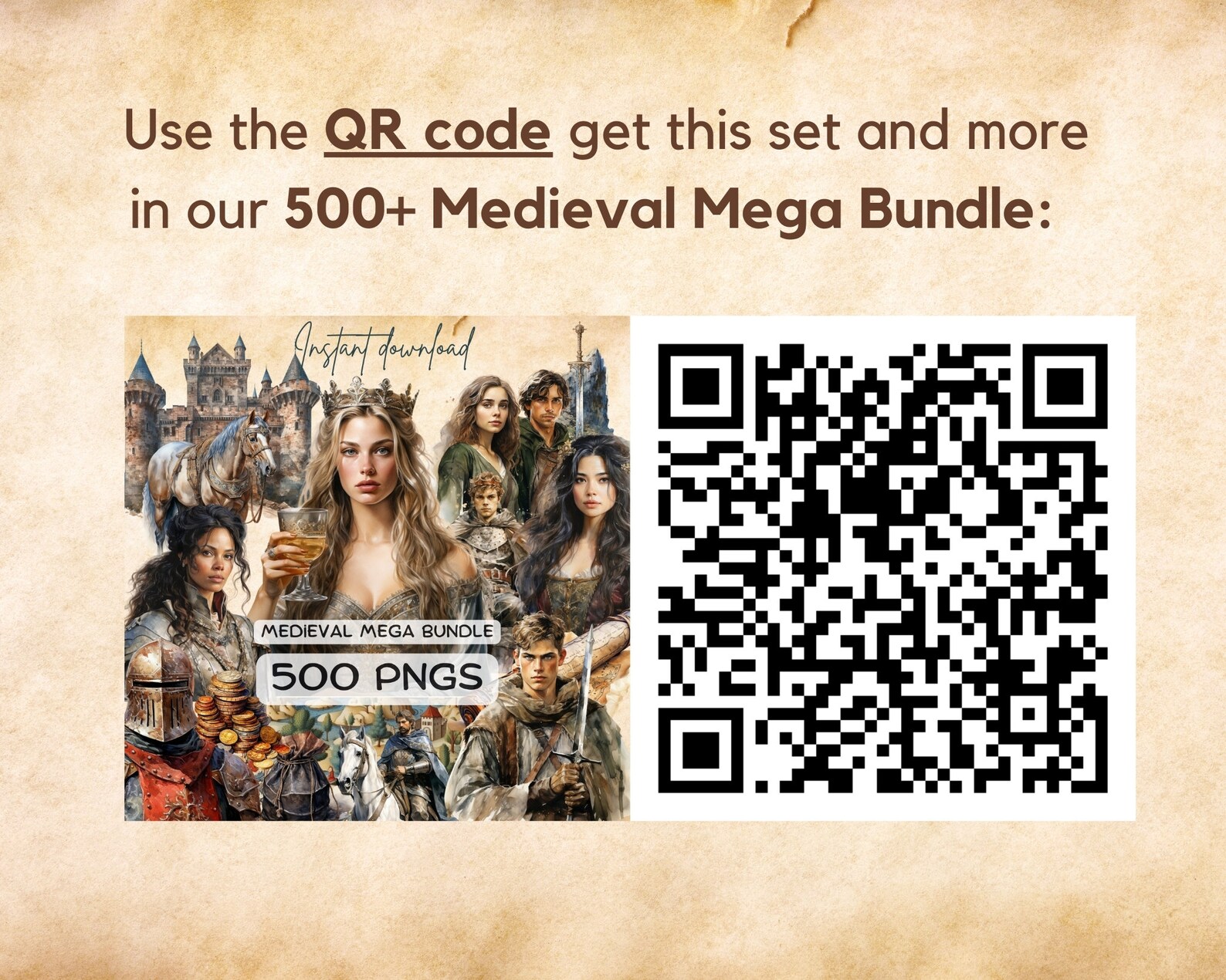 Nordic Vikings Clipart Bundle (70 PNG), Shield Maiden, Norse Mythology ...