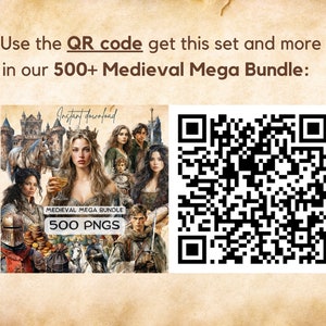 Nordic Vikings Clipart Bundle (70 PNG), Shield Maiden, Norse Mythology ...