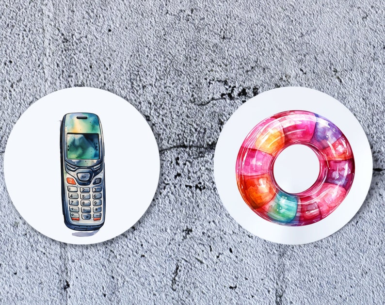 90s Nostalgia 35 PNG Clipart Bundle, Retro Nineties Junk Journal ...