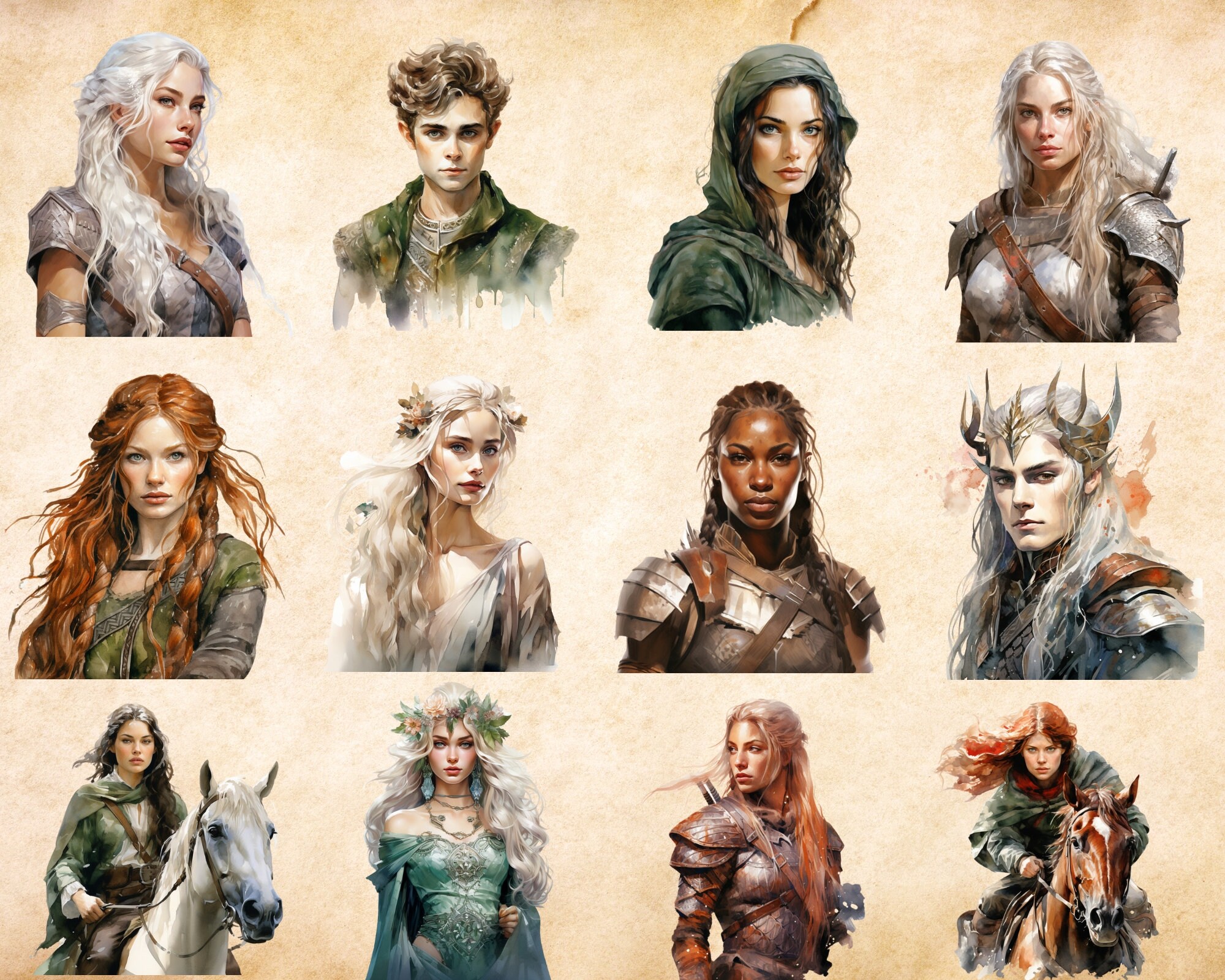 High Fantasy Junk Journal Kit (700+ PNG), Medieval Kingdom Scrapbooking ...