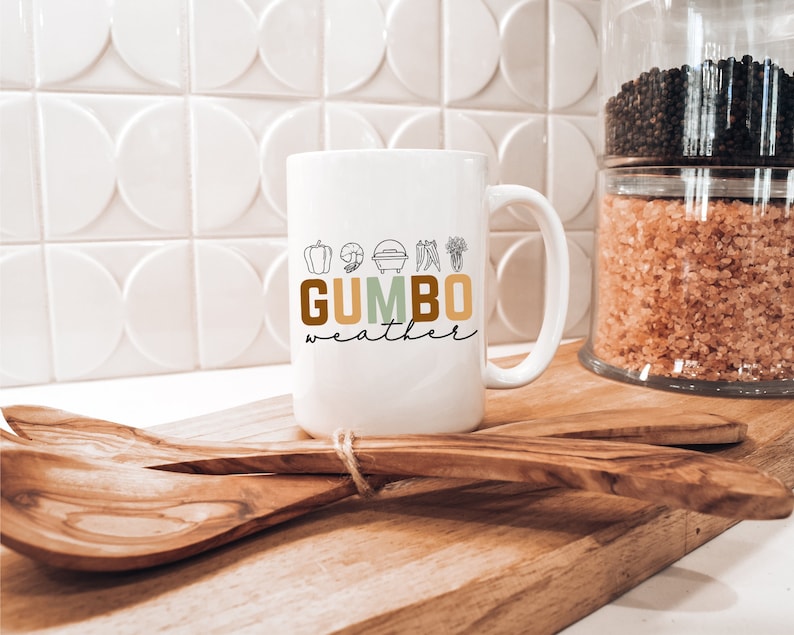Gumbo Weather PNG, Printable Sublimation Design, Autumn Sweatshirt, Mug ...