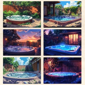 Visual Novel Background Bundle (150+ PNG), High-res Locations for ...