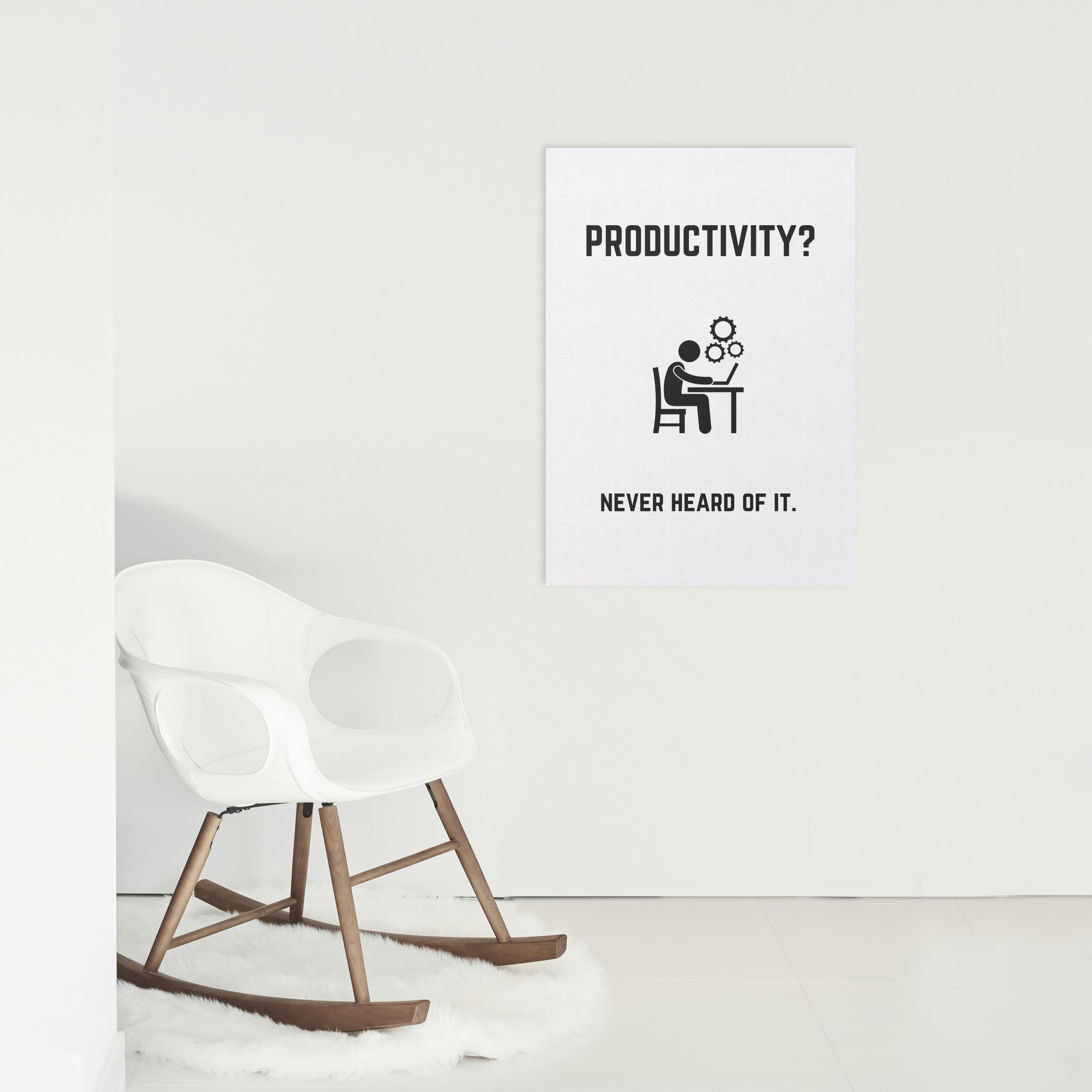 Funny Office Art, Humorous Poster, Productivity Wall Decor ...