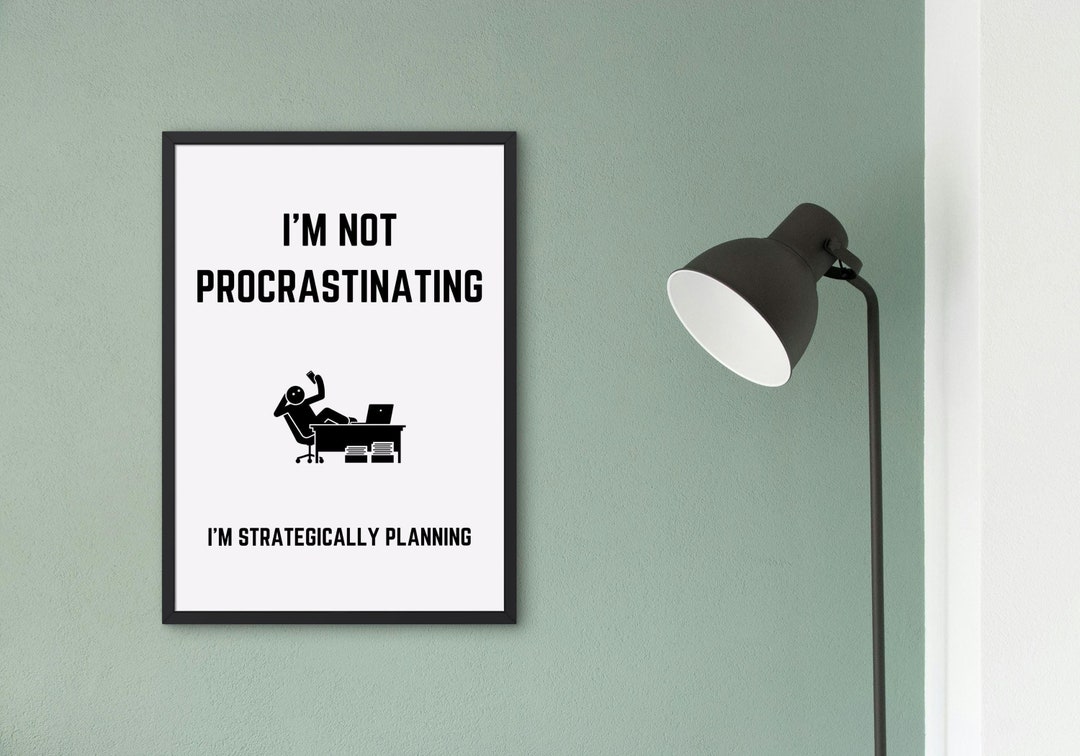 Funny Office Art, Humorous Poster, Witty and Playful Art Decor ...