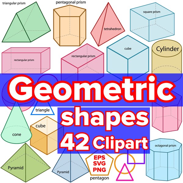 Geometric Shapes - Etsy