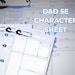 D&D 5E Blue Character Sheet PDF - Etsy UK