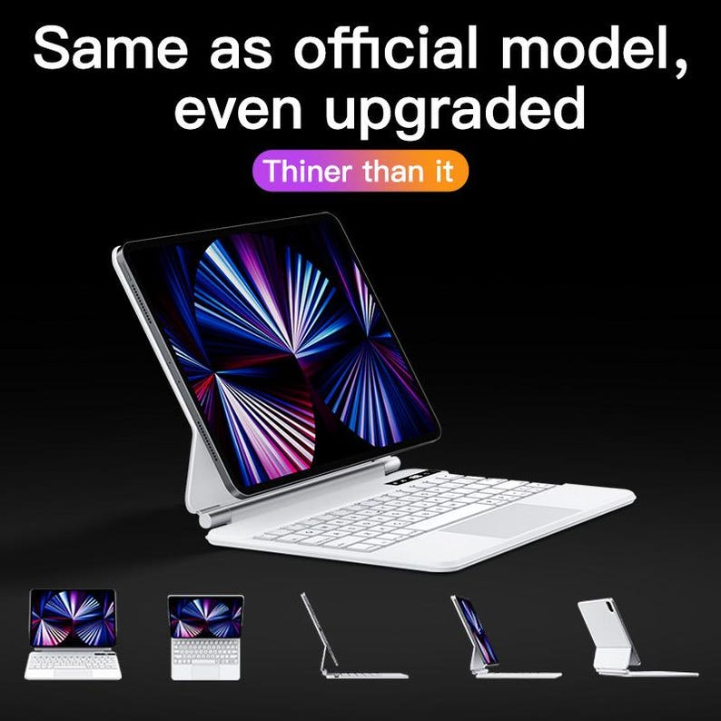 Magnetic Magic Keyboard With Digital Display Function iPad Mini iPad ...