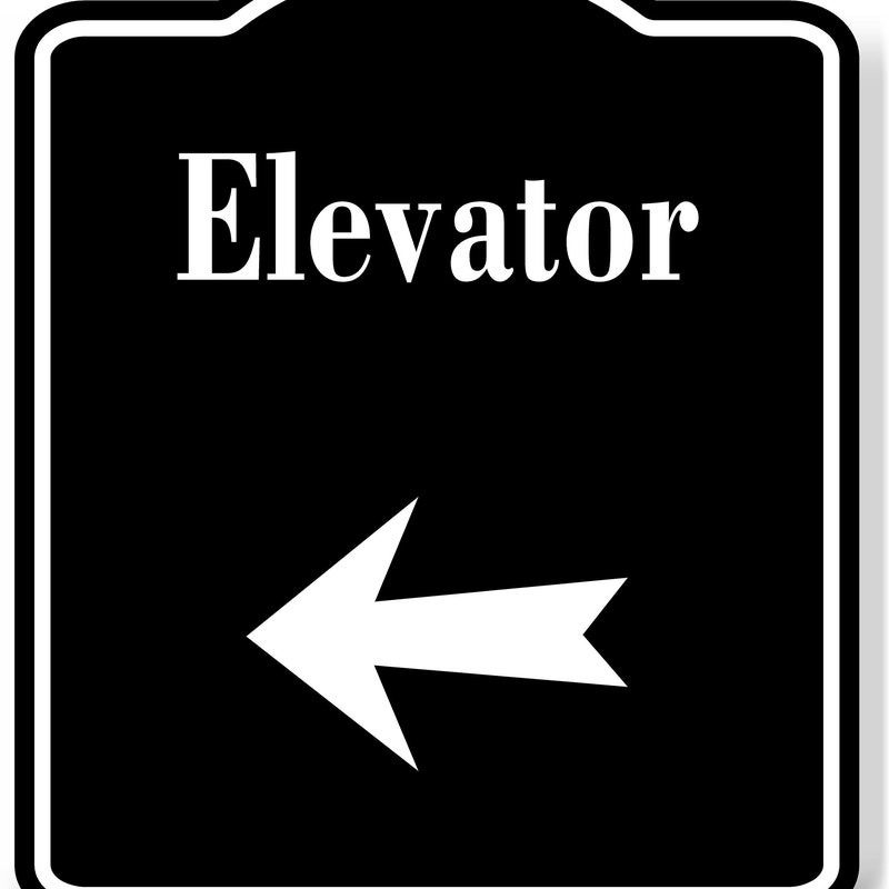 Elevator Sign - Etsy