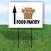 Food Pantry Straight Arrow Yard Sign Road Sign With Stand - Etsy