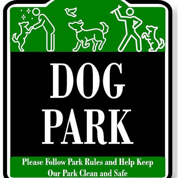 Dog Park Sign - Etsy