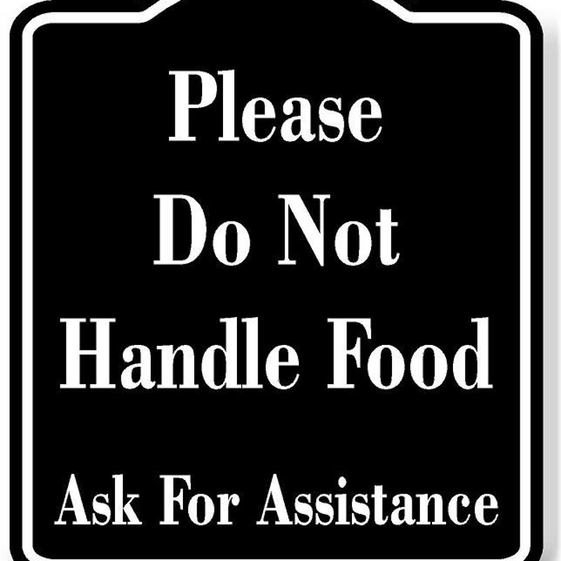 Please Ask for Assistance Sign - Etsy