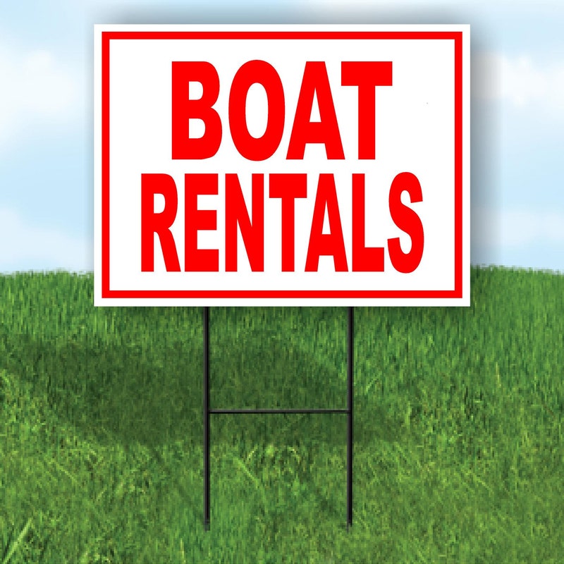 Boat Rental Sign - Etsy